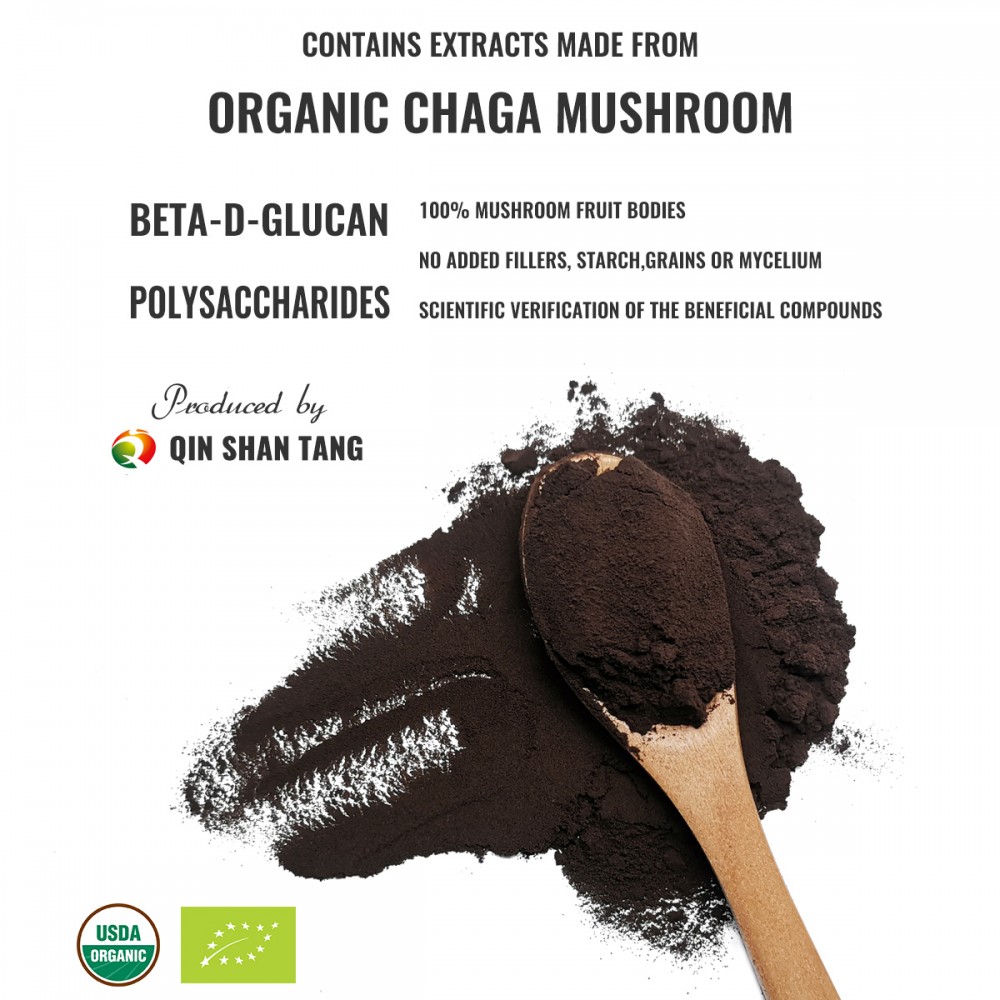 Organic Chaga Mushroom Extract Powder Wholesale - QIN SHAN TANG