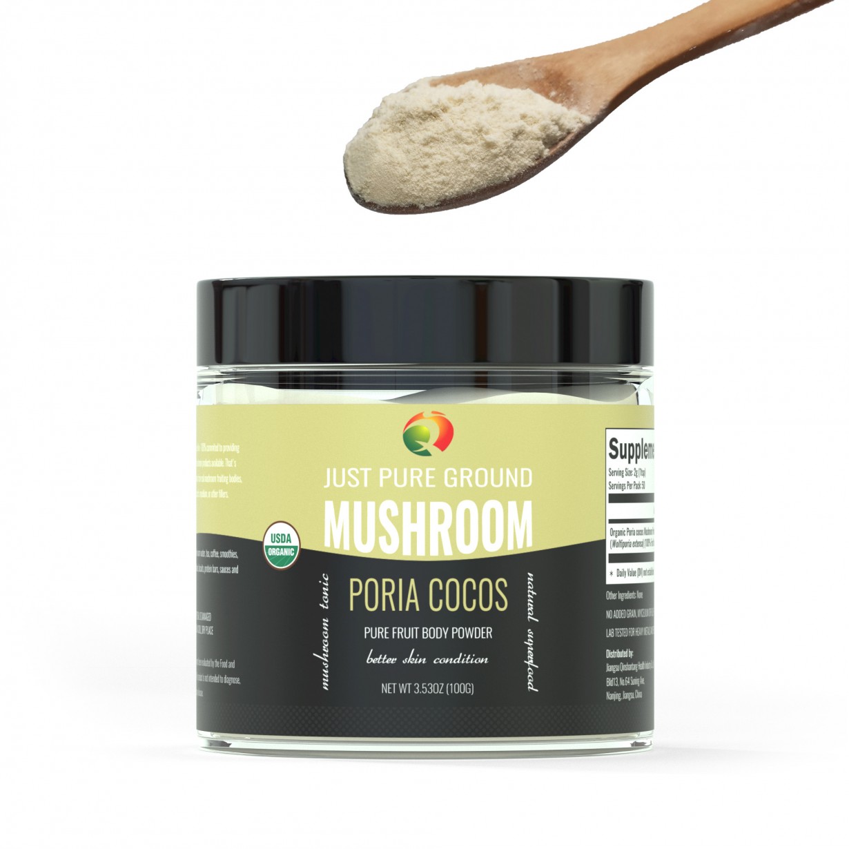 Poria Cocos Mushroom Powder