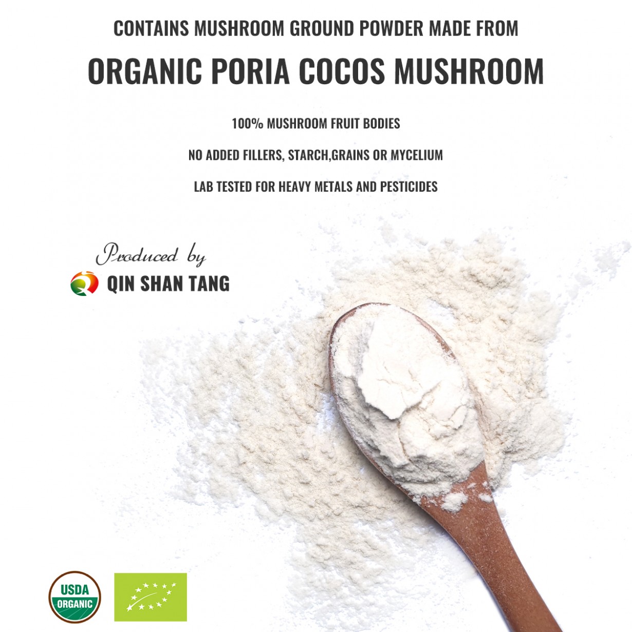 Poria Cocos Mushroom Powder Poria Cocos Mushroom Powder